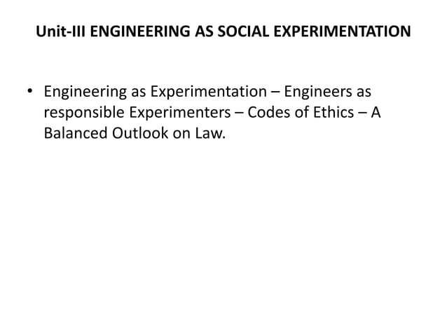 GE8076- PROFESSIONAL ETHICS IN ENGINEERING | PPT | Spirituality ...