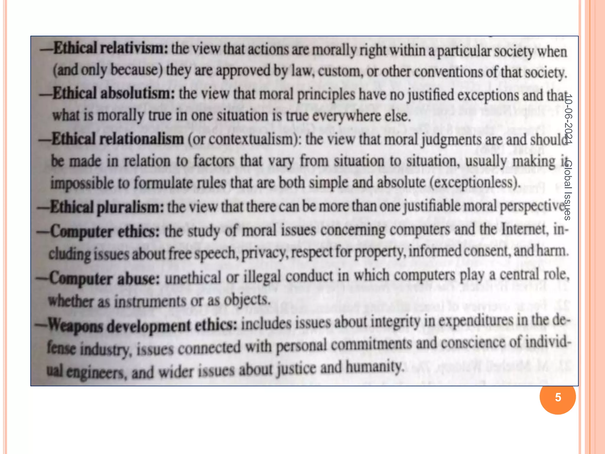 Professional Ethics in Engineering | PPTX