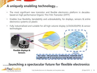 Truly Flexible Electronics for Wearables and Everywhere-ables | PPTX