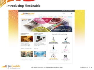 Truly Flexible Electronics for Wearables and Everywhere-ables | PPTX