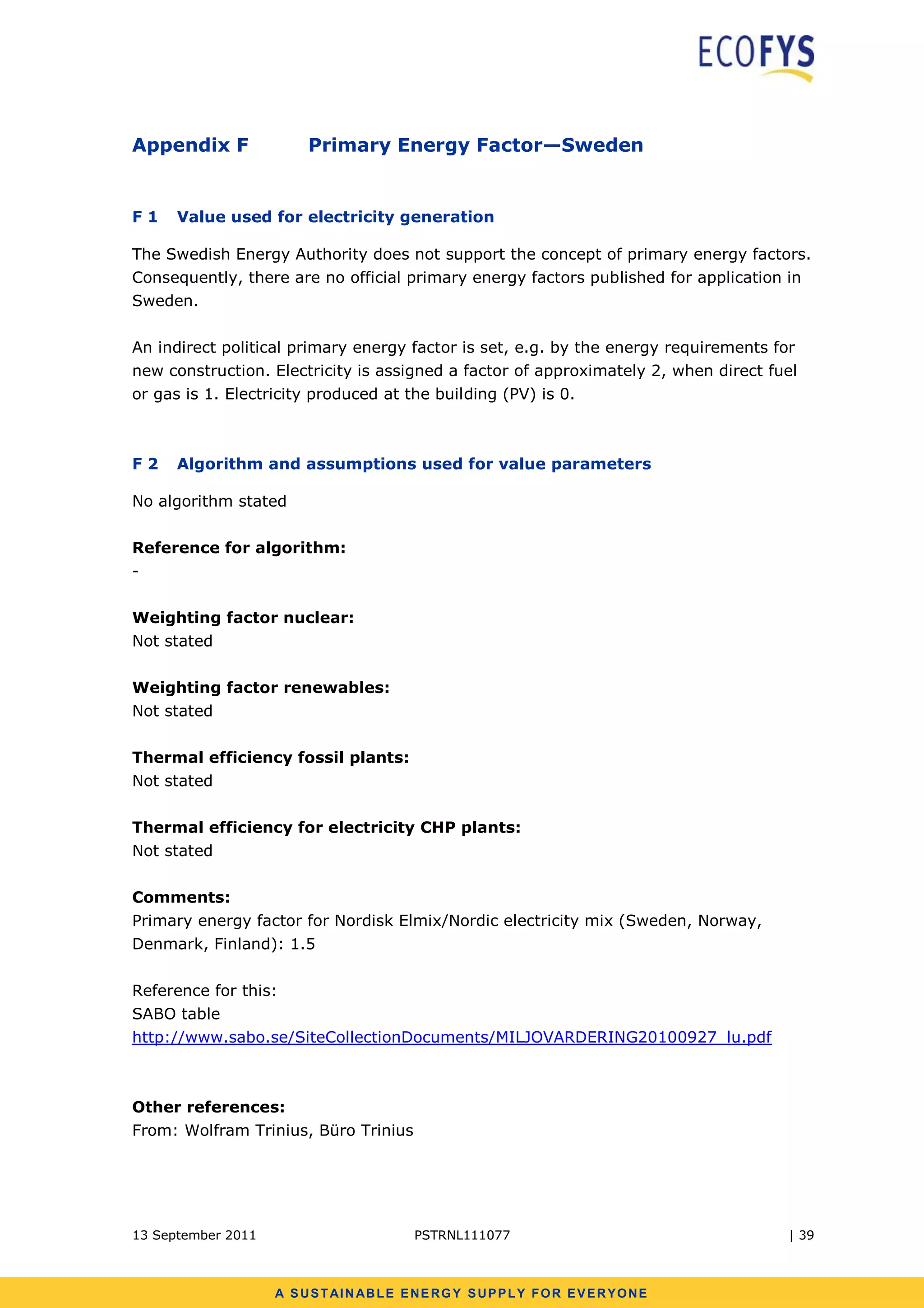 High primary energy factor jeopardizes renewable development | PDF