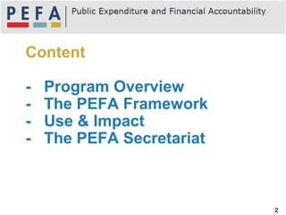 Pefa presentation by dr malik khalid mehmood ph_d | ODP