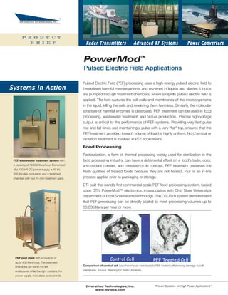 PEF 1.0 - Diversified Technologies | PDF