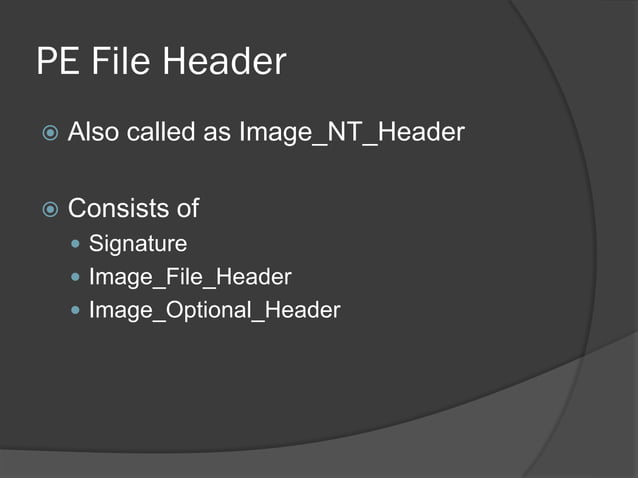PE File Format | PDF