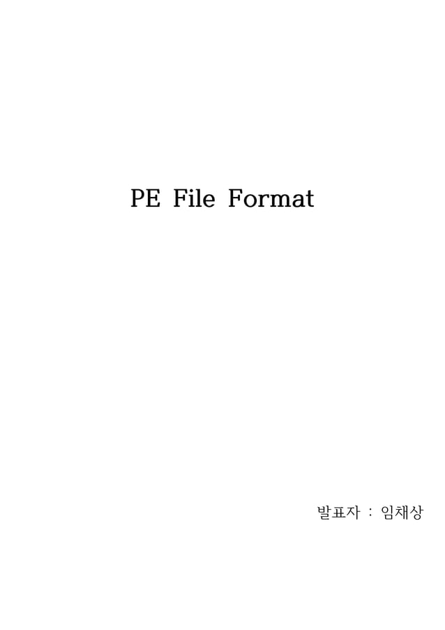 Pe+file+format | PDF