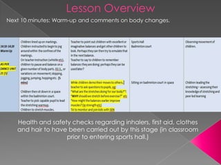 PE Lesson Plan - An Overview Example | PPT