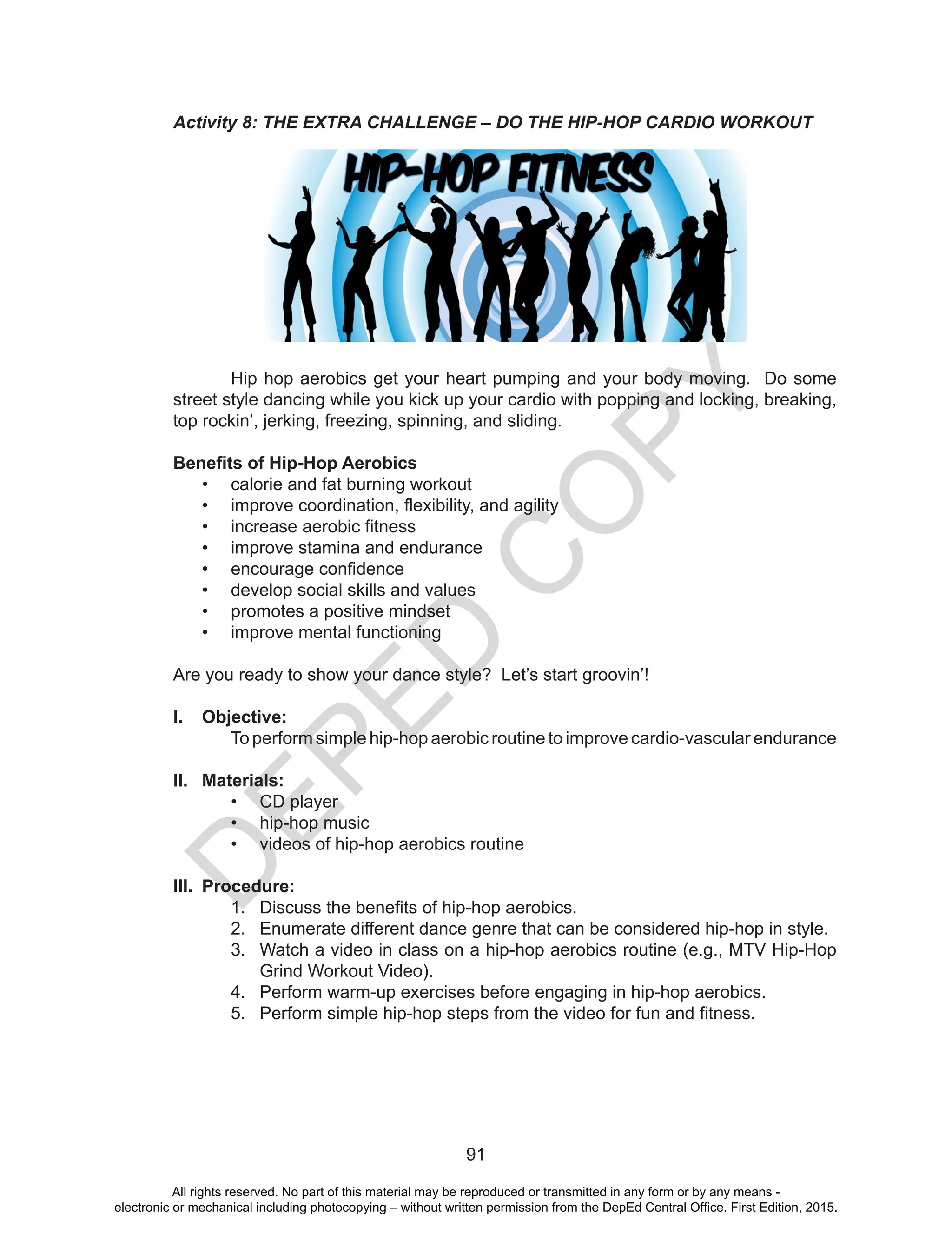 MAPEH (PE - Active Recreation (Fitness)) | PDF