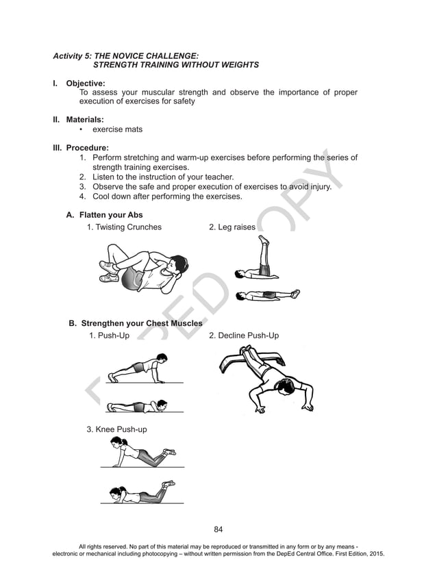 MAPEH (PE - Active Recreation (Fitness)) | PDF
