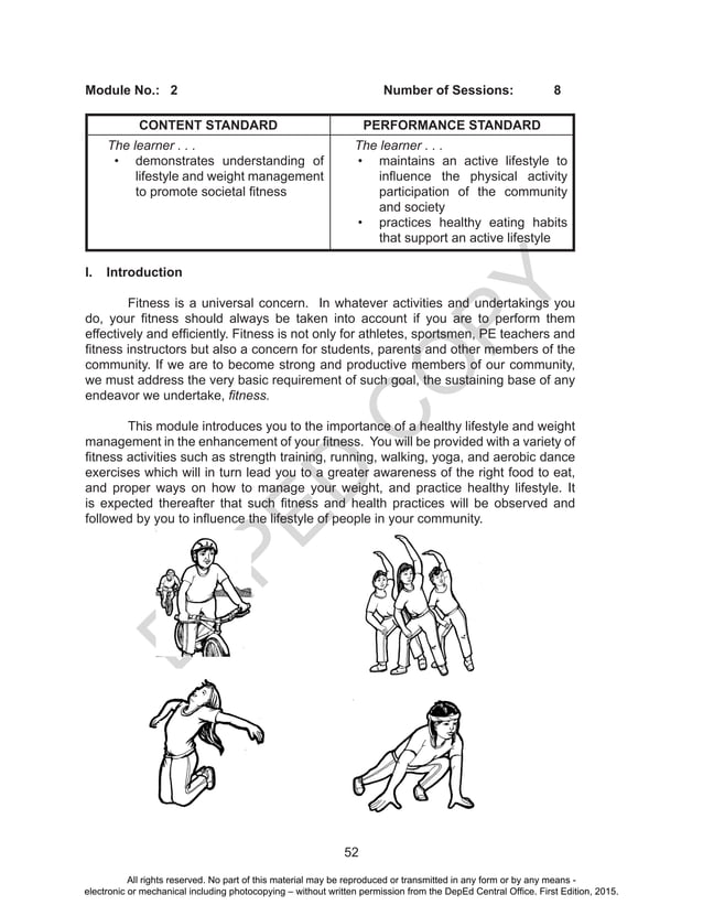 MAPEH (PE - Active Recreation (Fitness)) | PDF