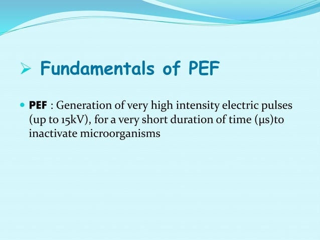 pulse electric field | PPT