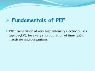 pulse electric field | PPTX