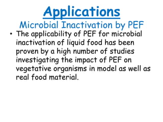 Pulsed electric field | PPTX