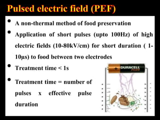 pulse electric field in food | PPTX