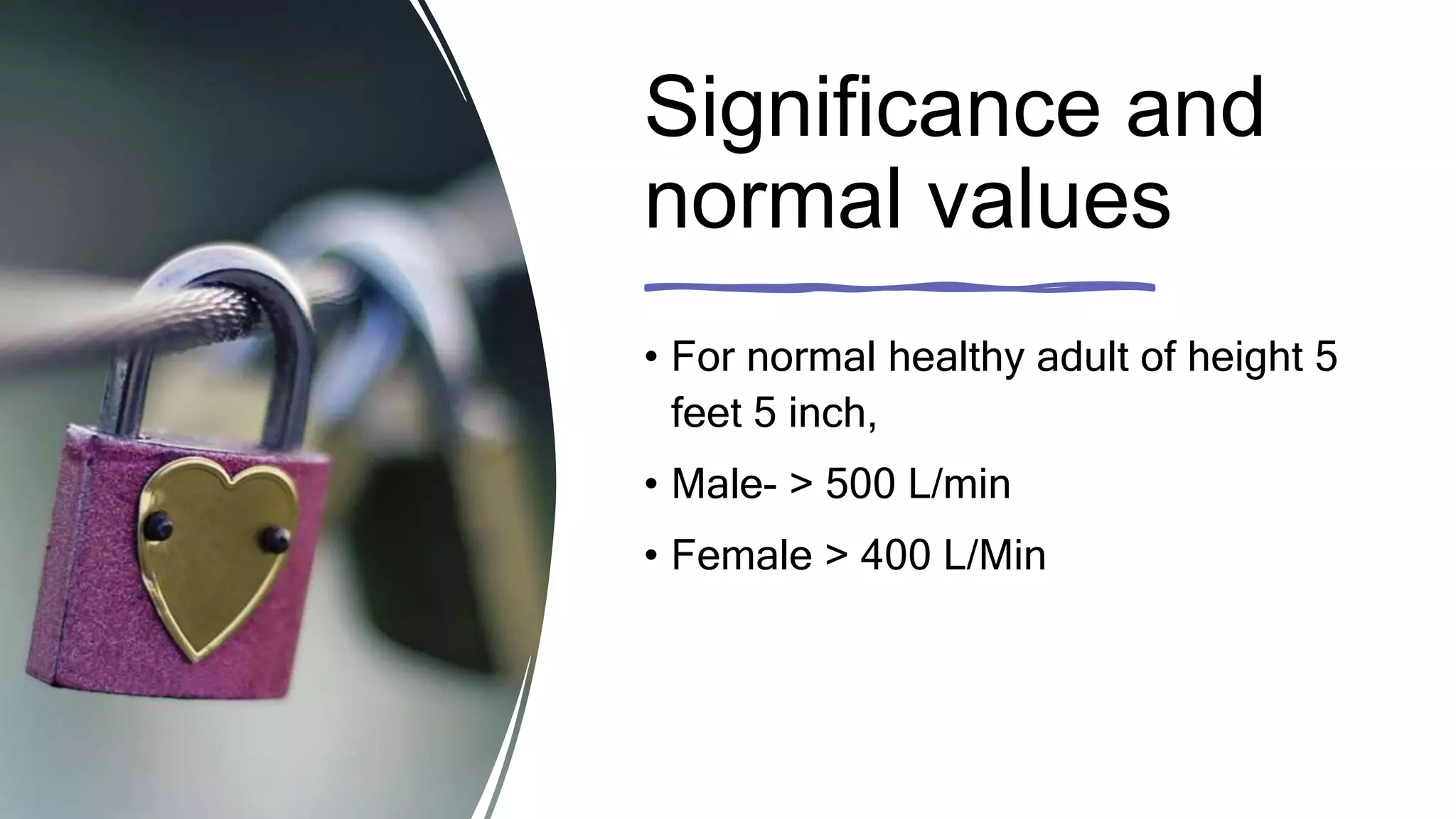 peak expiratory flow rate presentation | PPTX
