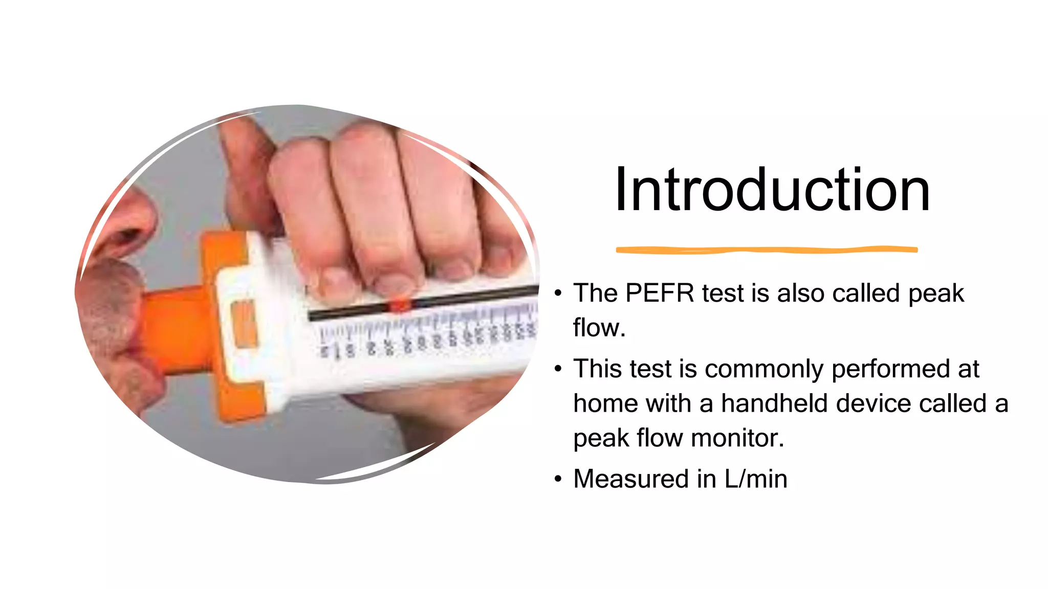 peak expiratory flow rate presentation | PPTX