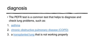 peak expiratory flow rate presentation | PPTX