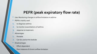 PEFR & mini peak flow meter | PPTX