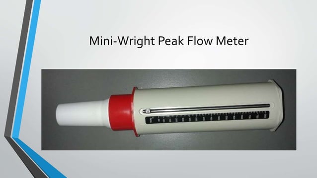 PEFR & mini peak flow meter | PPTX