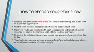 PEFR & mini peak flow meter | PPTX