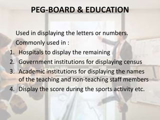 Peg board an av-aid | PPT