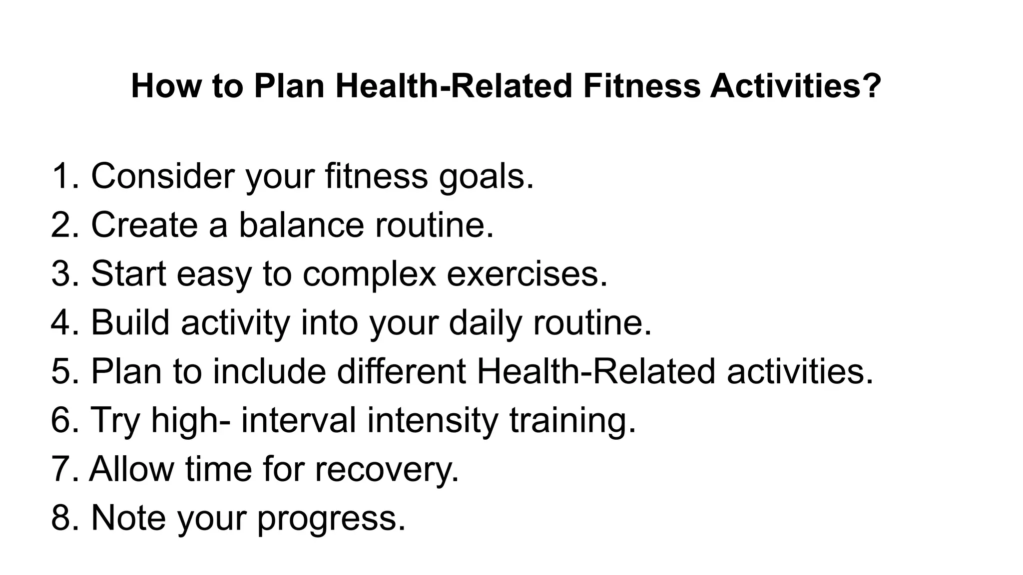 Grade 8 Physical Education Module 1 Week 1 | PPT