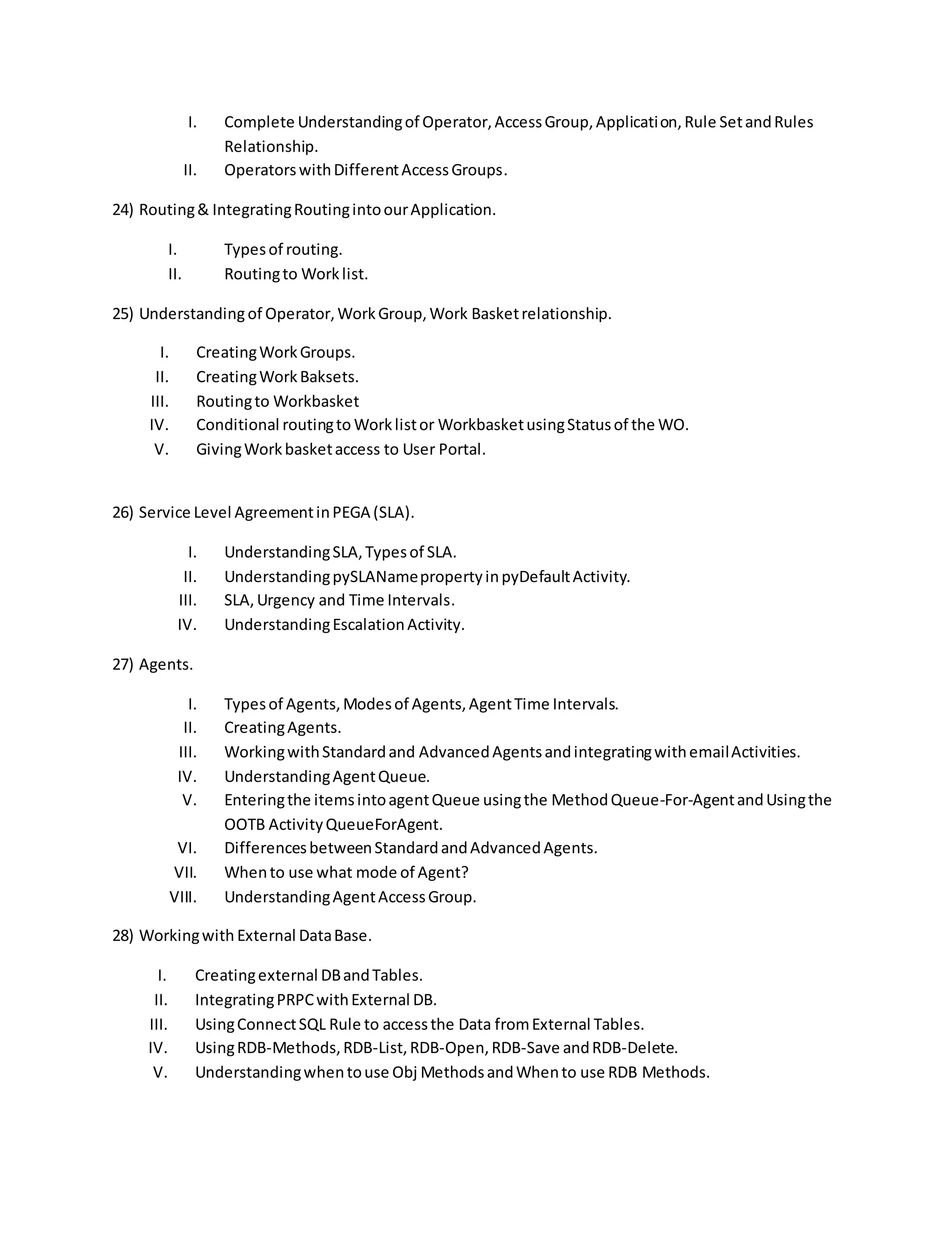 Pega 7.2 Training course(8019256326) | PDF