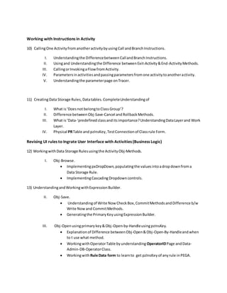 Pega 7.2 Training course(8019256326) | PDF