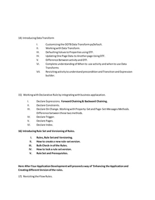 Pega 7.2 Training course(8019256326) | PDF