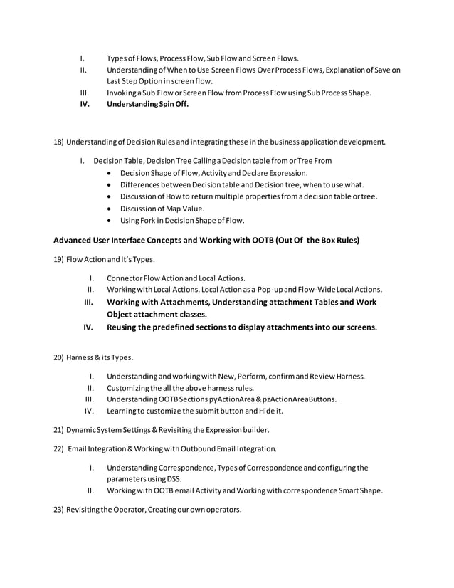 Pega 7.2 Training course(8019256326) | PDF