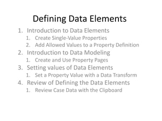 Computer training classes for pega | PPTX