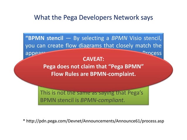 BPMN in Pegasystems' PRPC Flow Rules | PPT