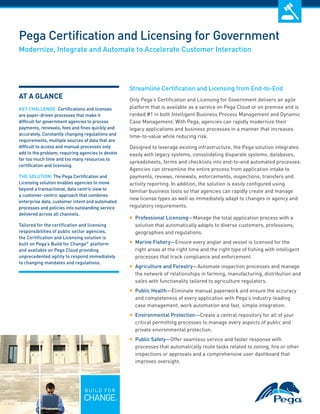 Pega Certification and Licensing for Government | PDF