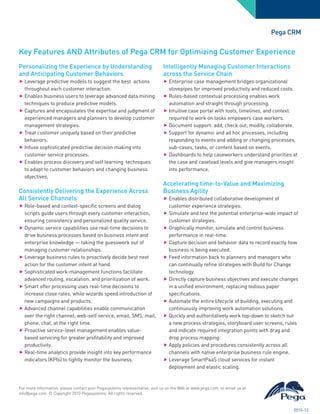 Pega CRM Data Sheet | PDF