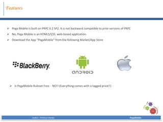 Pega Mobile - A Heads-up | PPT