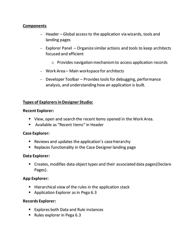 What is rules in pega | DOCX