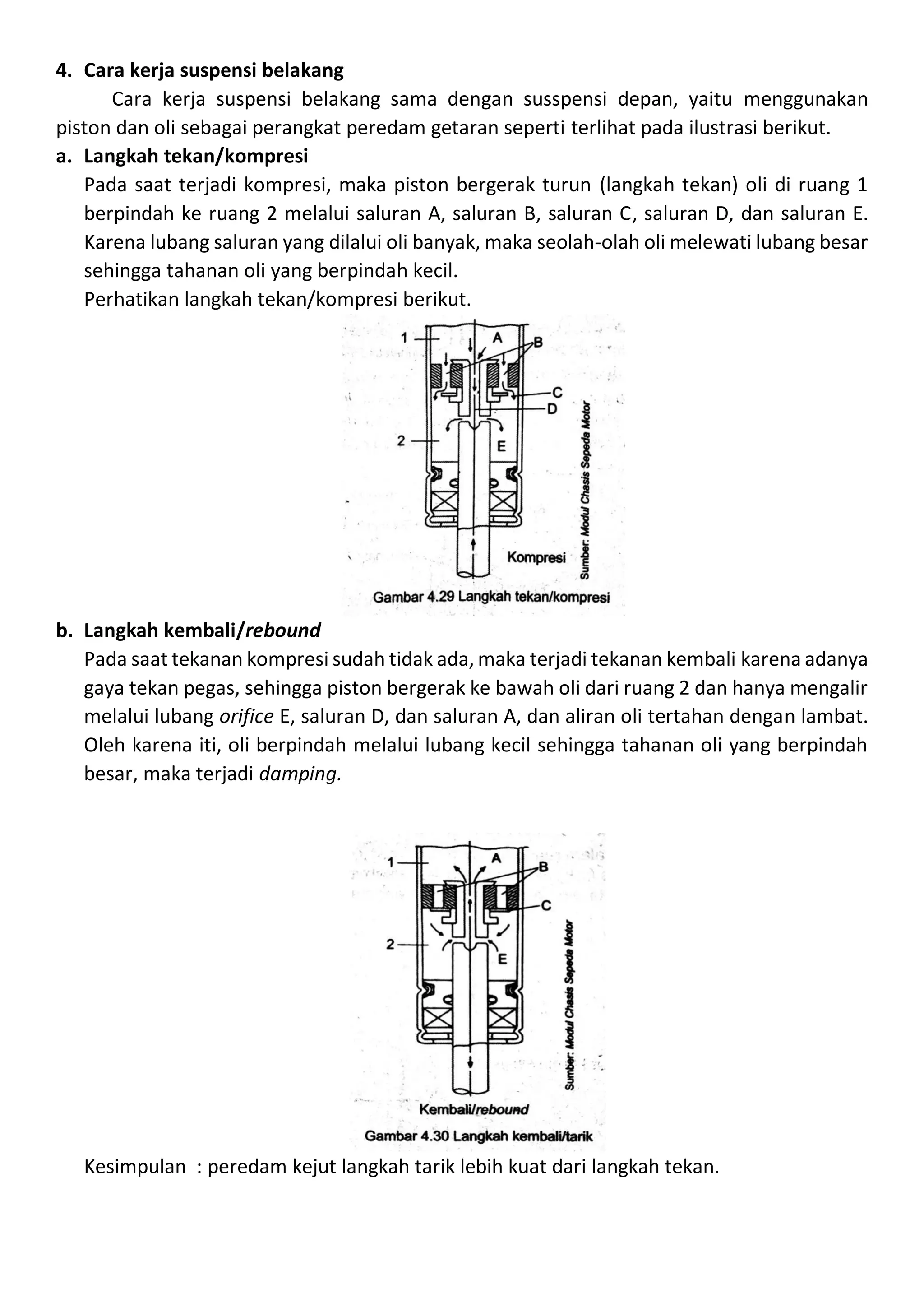 Pegas dan peredam kejut | PDF