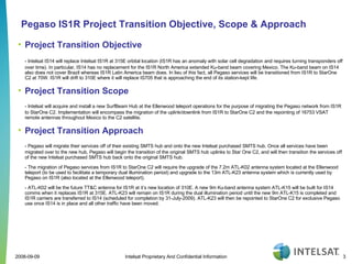 Pegaso Is1 R S1 C2 Transition Project Plan Link | PPT