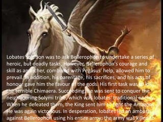 Pegasus and-bellerophontes (2) | PPTX | Fantasy | Genres