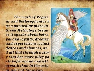Pegasus and-bellerophontes (2) | PPTX | Fantasy | Genres