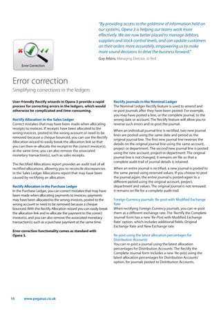 Pegasus Business Software - Opera 3 Upgrade Guide | PDF