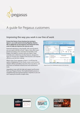 Pegasus Business Software - Opera 3 Upgrade Guide | PDF