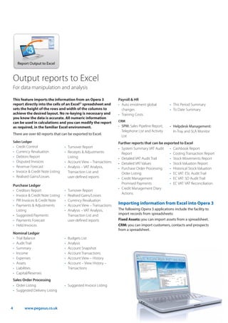 Pegasus Business Software - Opera 3 Upgrade Guide | PDF