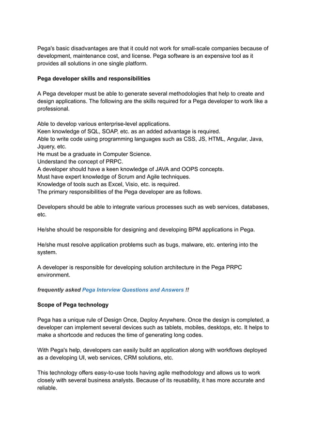 Pega Tutorial.pdf | Programming Languages | Computing