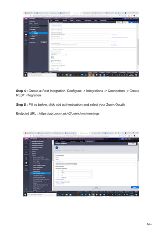 How to create Zoom Meet with Pega | PDF