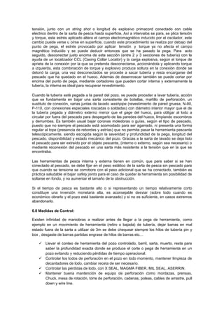 Pega y pesca_de_tuberia_de_pozo2016 | PDF
