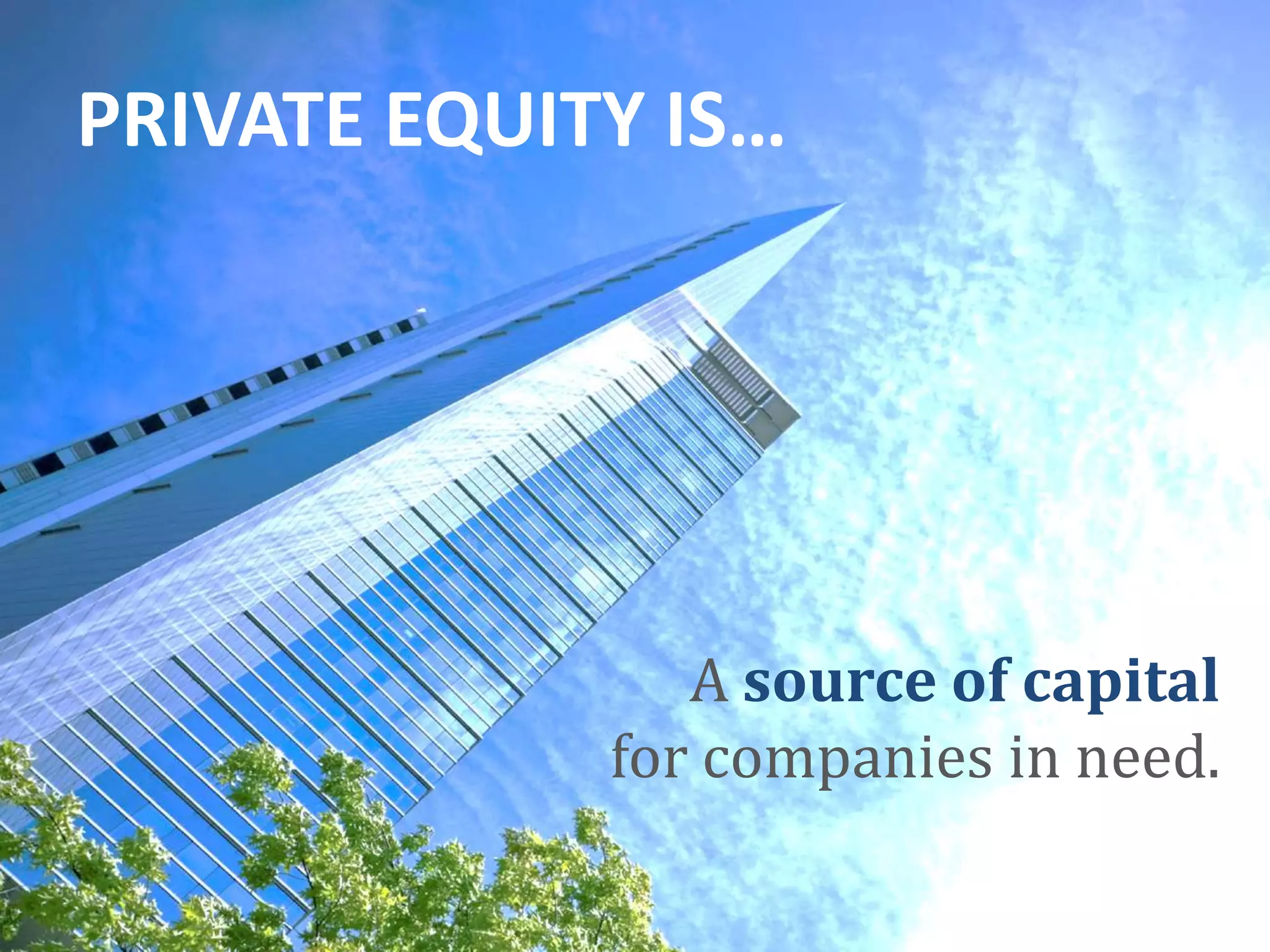 Private Equity 101: Anatomy of an Investment | PPTX