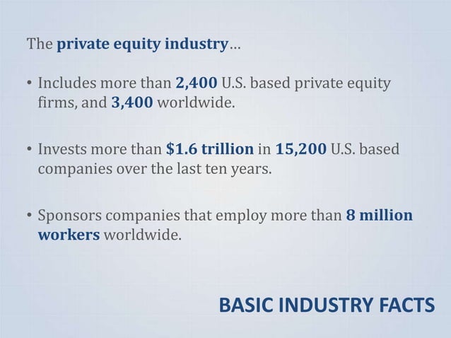 Private Equity 101: Anatomy of an Investment | PPTX