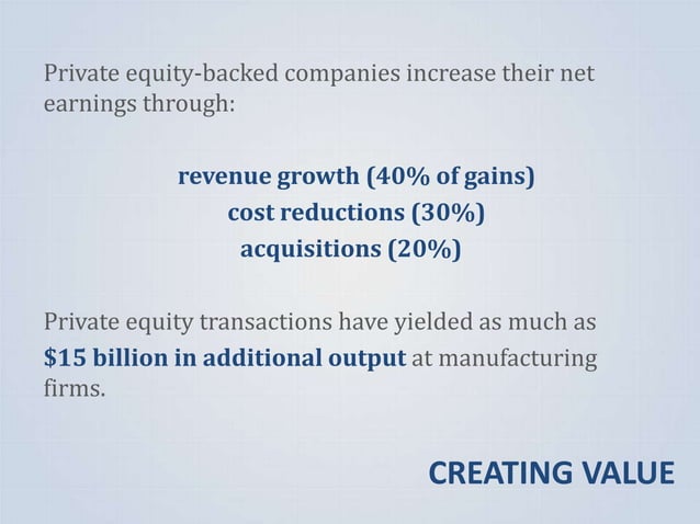 Private Equity 101: Anatomy of an Investment | PPTX