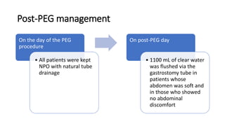 Percutaneous Endoscopic Gastrostomy: Complications & Risk Factors.pptx