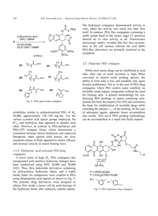 role of PEG in drug delivery and their nano formulation | PDF